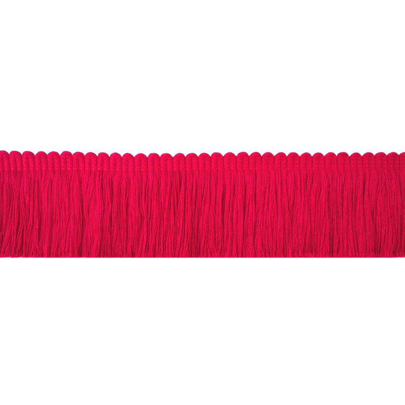 Raspberry Red Long Ruche Fringe Trim | Add to Curtains, Upholstery ...