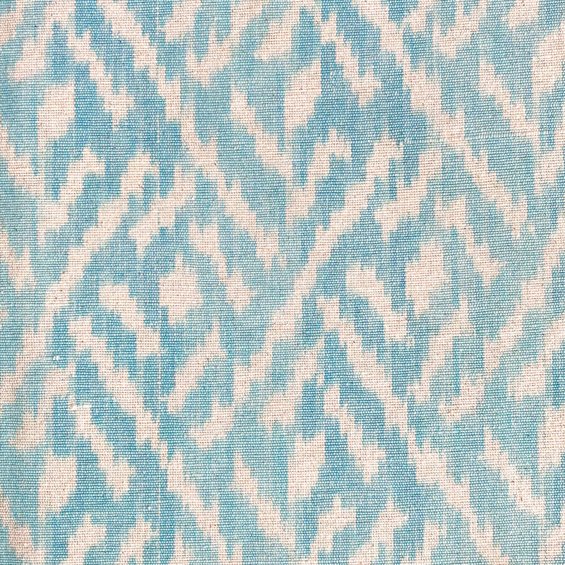 Blue Ikat Cotton Fabric | Heavy Weight for Curtains and Upholstery ...