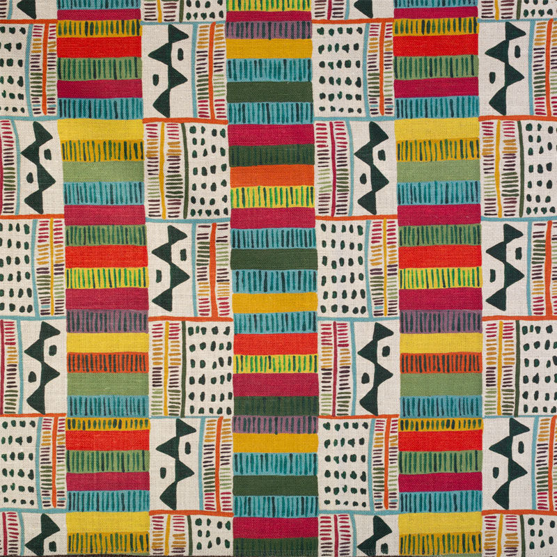 Anna Spiro Fez Linen Fabric - Sand | No Chintz Textiles