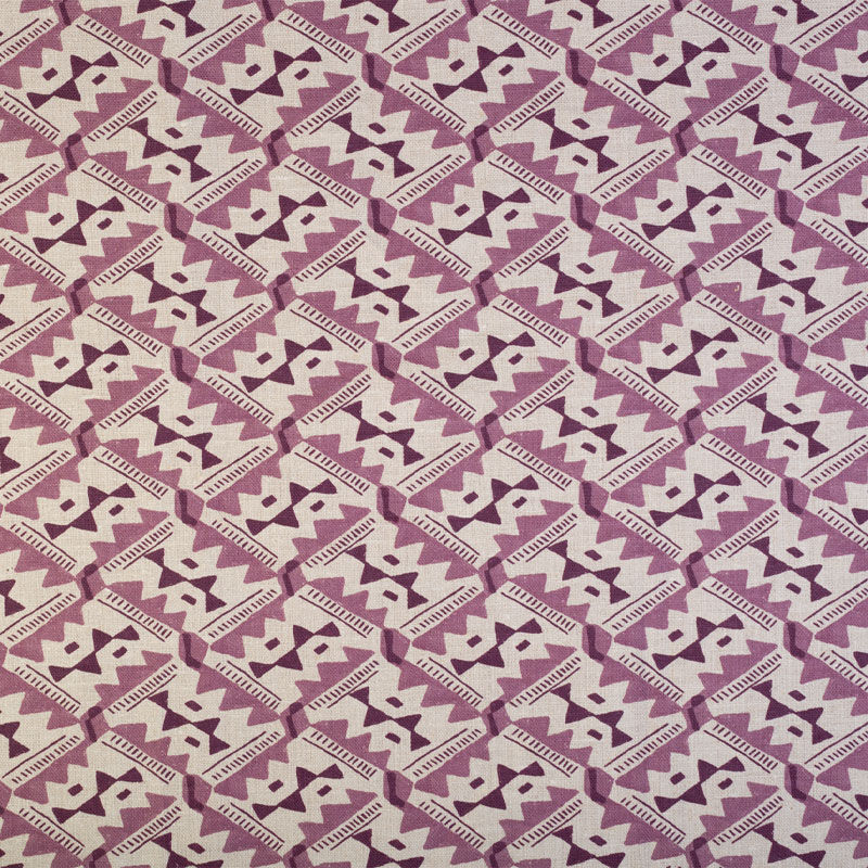 Anna Spiro Safi Linen Fabric - Plum | No Chintz Textiles
