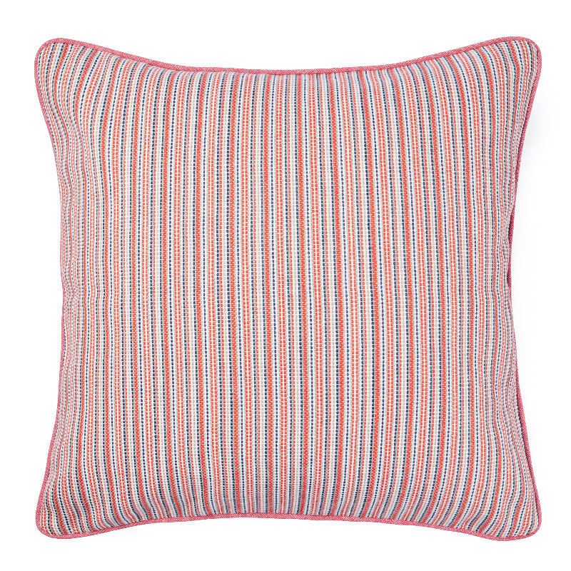 Soho Multi Stripe Coral Pink Cushion Cover - Various Sizes | No Chintz ...